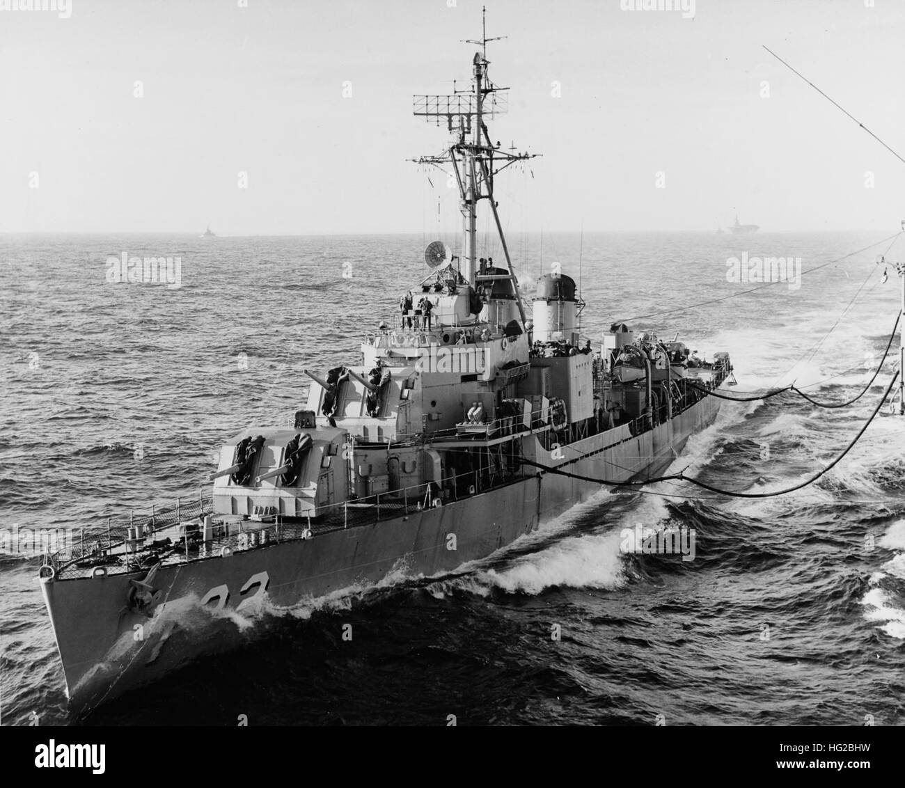 USS Barton (DD-722) underway on 4 July 1952 Stock Photo - Alamy