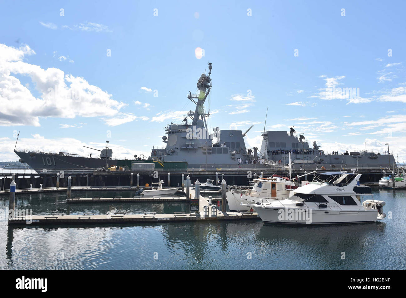 SEATTLE, Wash. (Aug. 2, 2016) The U.S. Navy’s 51st Arleigh Burke-class ...