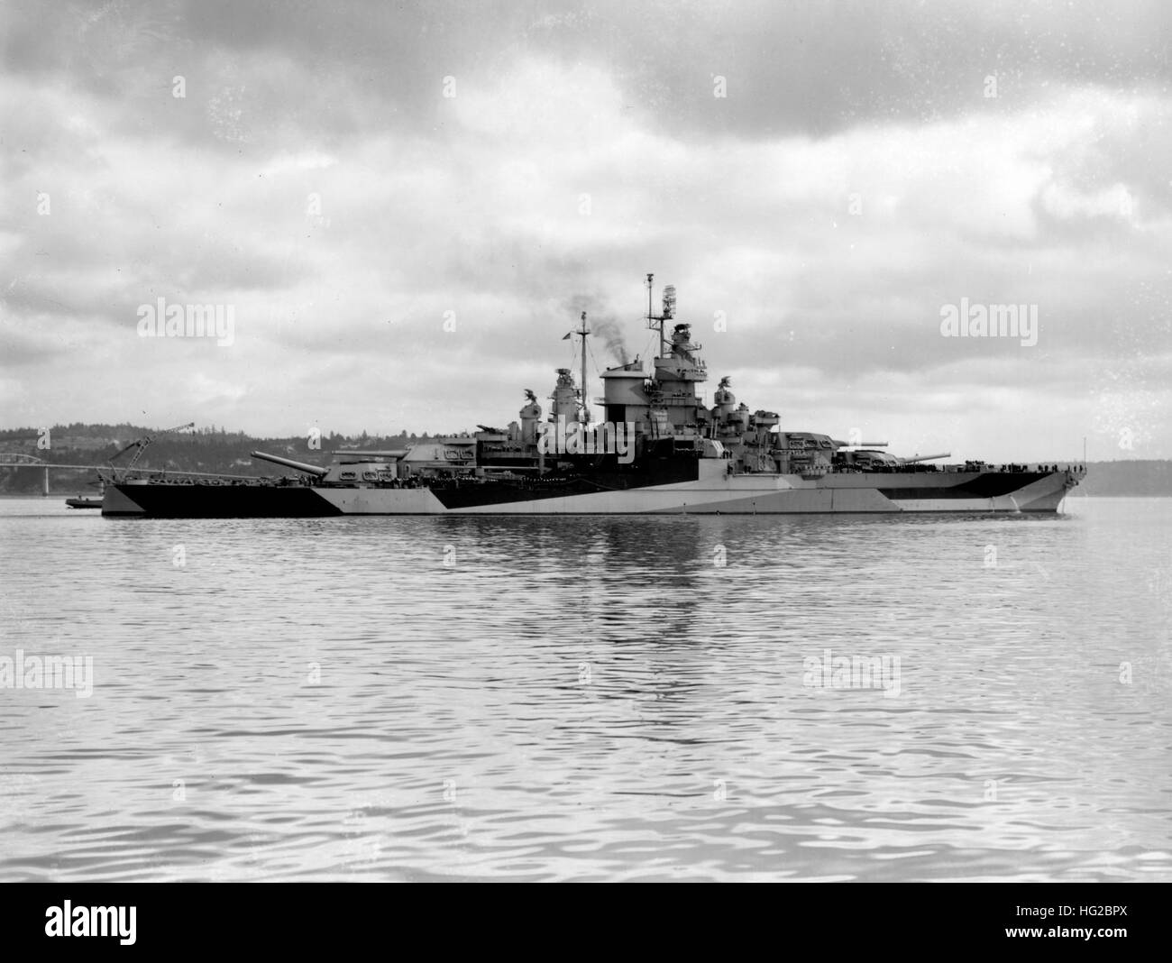 USS West Virginia (BB-48) 1944 7 Stock Photo - Alamy