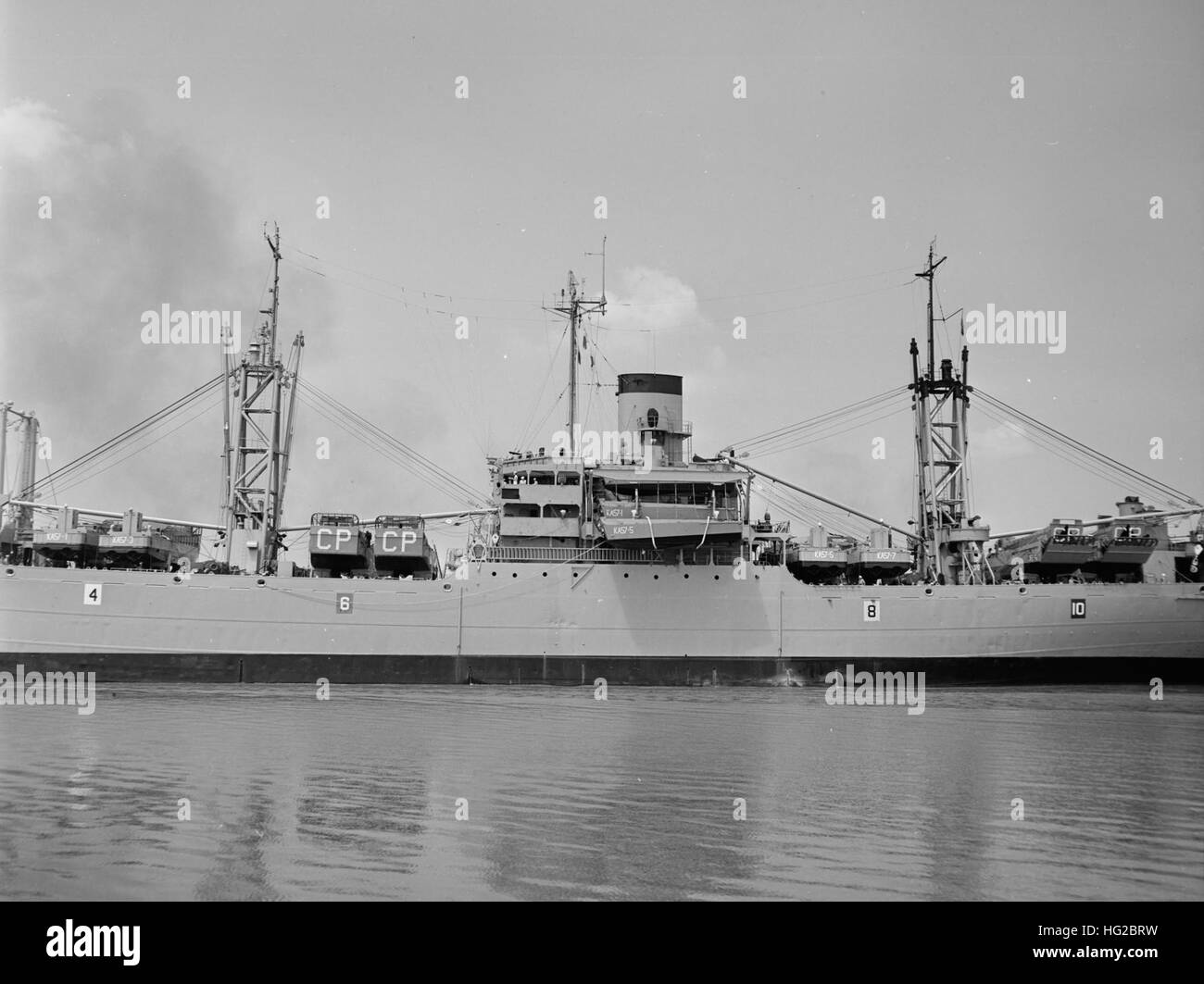 USS Capricornus (AKA-57) in June 1954 Stock Photo - Alamy