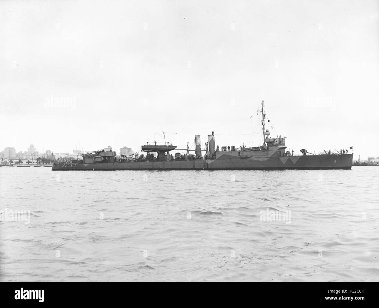 USS Colhoun (APD-2) in early 1942 Stock Photo - Alamy