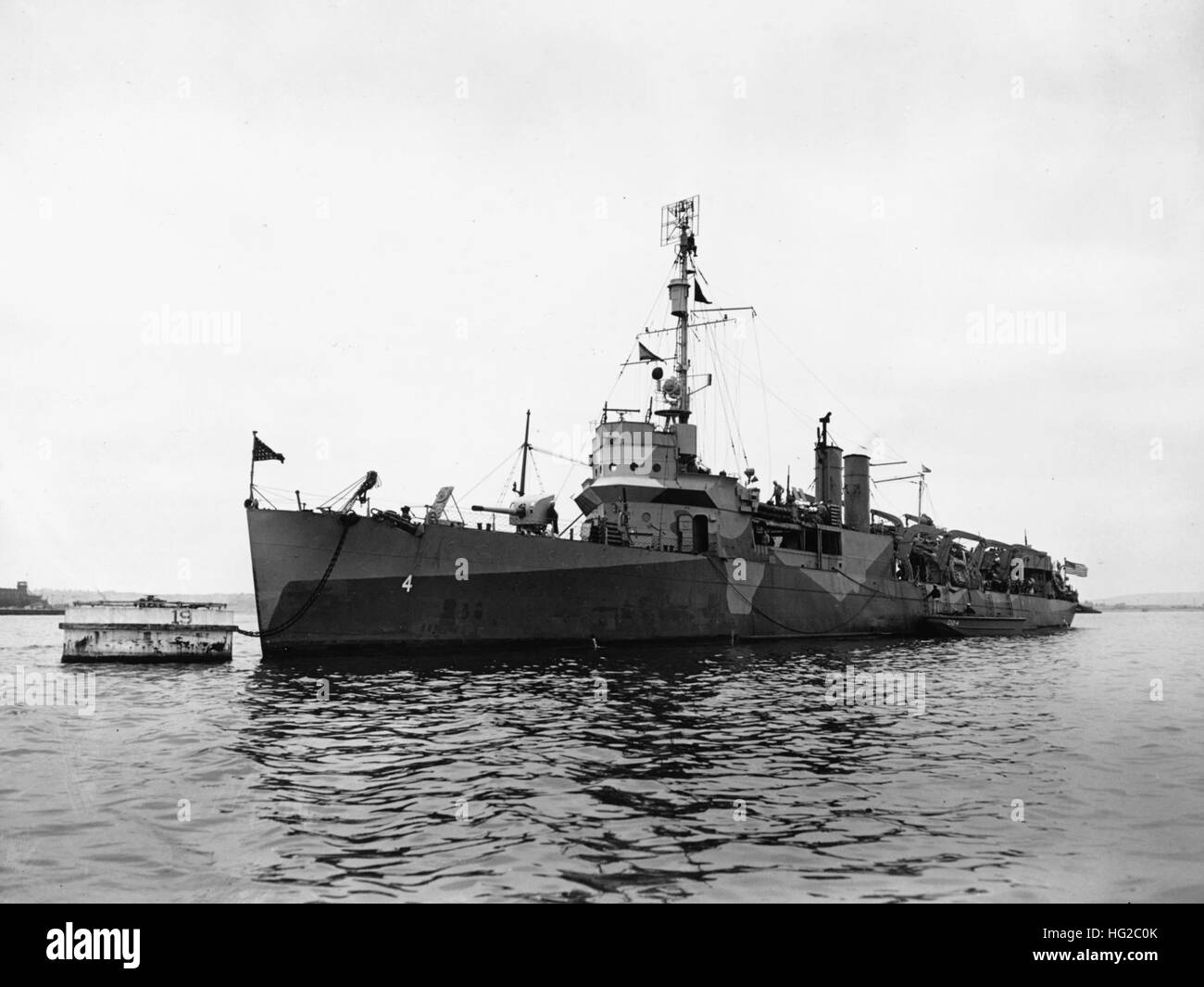 USS Little (APD-4) in early 1942 Stock Photo - Alamy