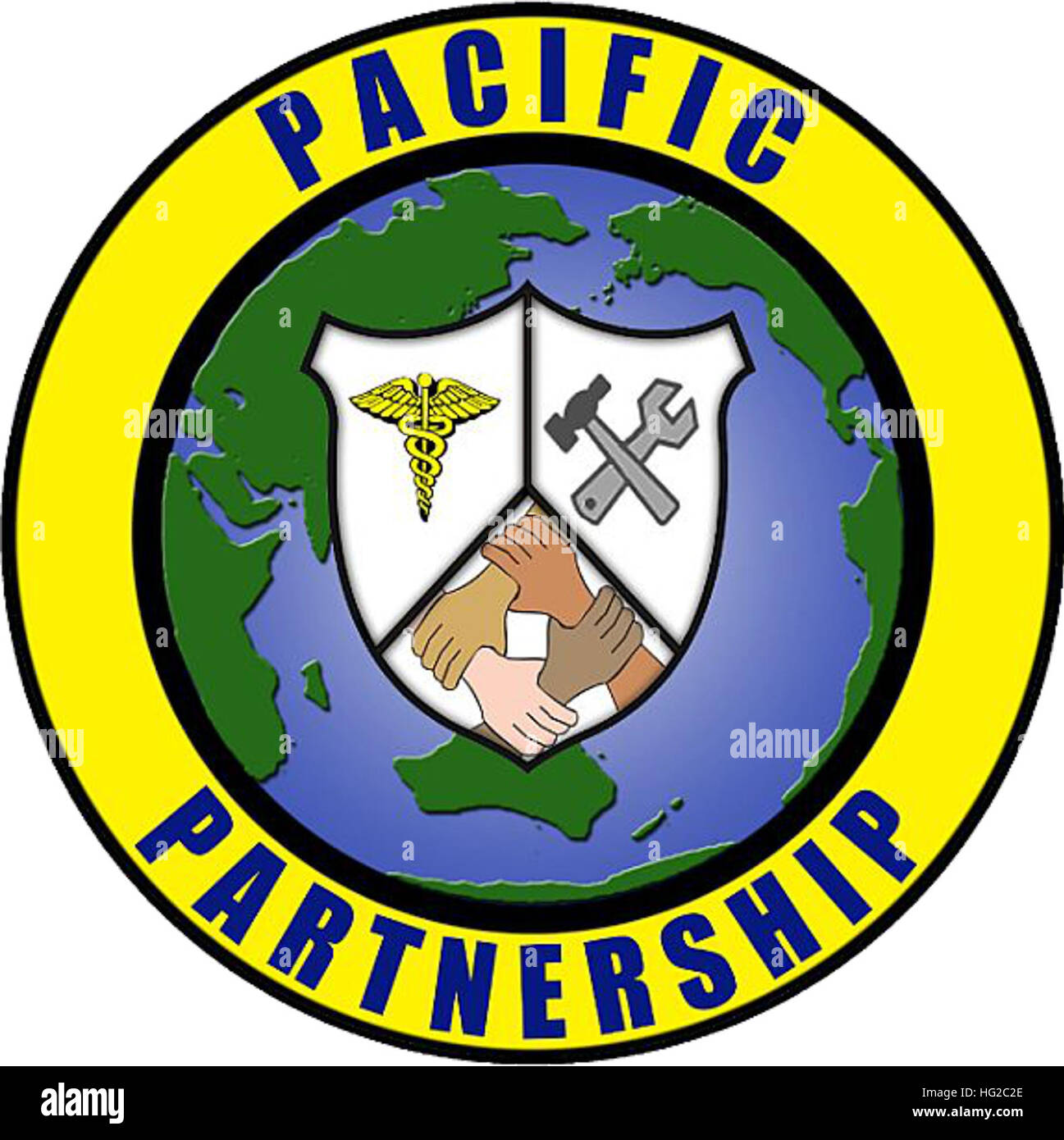 US Navy Pacific Partnership insignia 2016 Stock Photo - Alamy