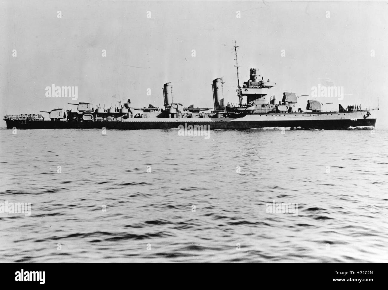 USS Nicholson (DD-442) at sea c1943 Stock Photo - Alamy