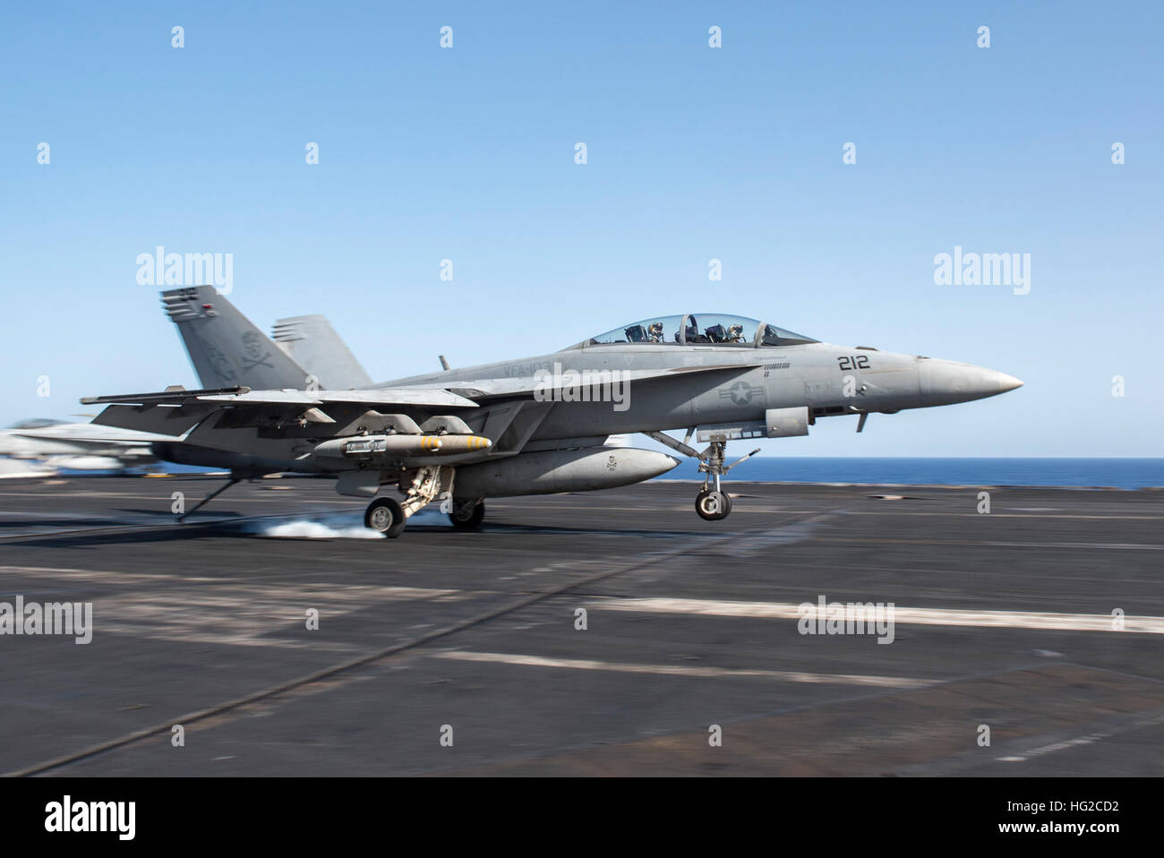 MEDITERRANEAN SEA (June 6, 2016) An F/A-18F Super Hornet, assigned to ...