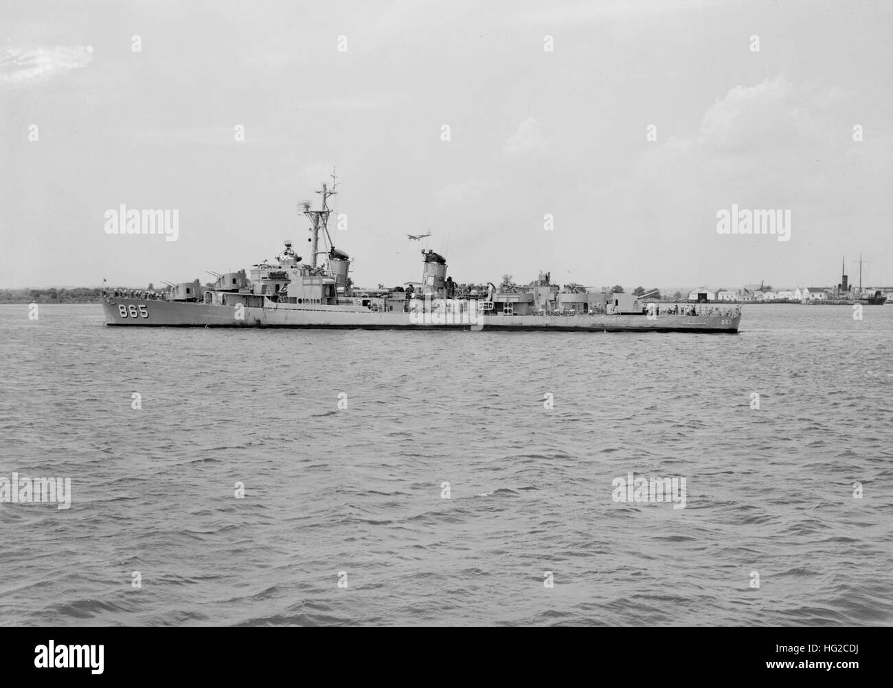 USS Charles R. Ware (DD-865) in the early 1950s Stock Photo - Alamy
