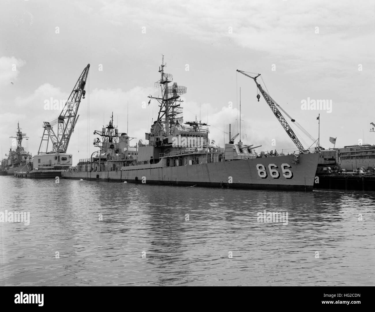 USS Cone (DD-866) in port in June 1966 Stock Photo - Alamy