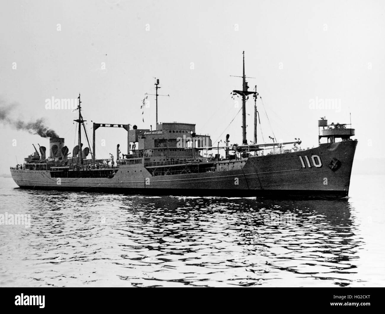 USS Conecuh (AOR-110) underway in the mid-1950s Stock Photo - Alamy