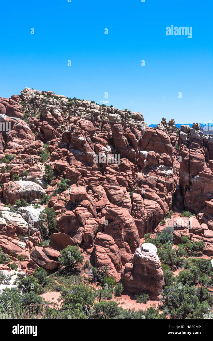 Fiery furnace arches national park hi-res stock photography and images ...