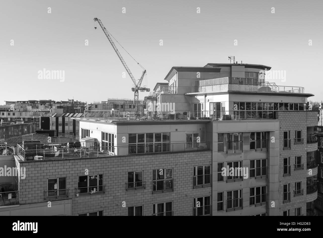 Nottingham City Centre,UK.Construction Stock Photo - Alamy