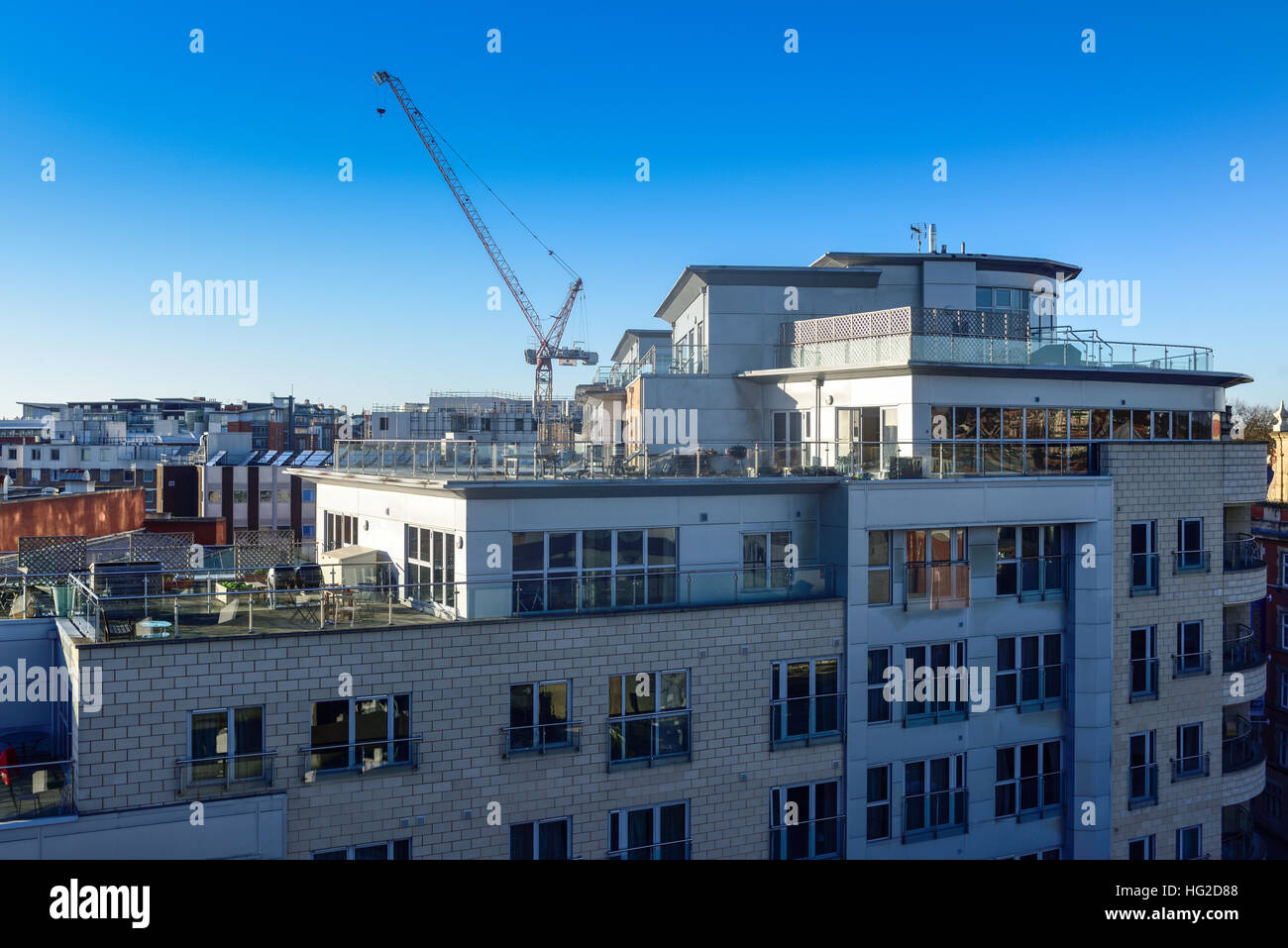 Nottingham City Centre,UK.Construction Stock Photo - Alamy