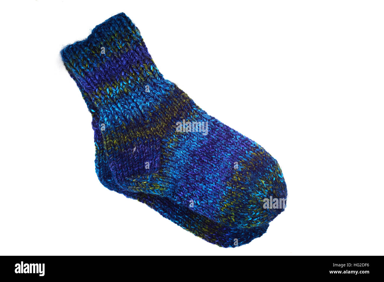 Woolen knitted socks on Cut Out Stock Images & Pictures - Alamy