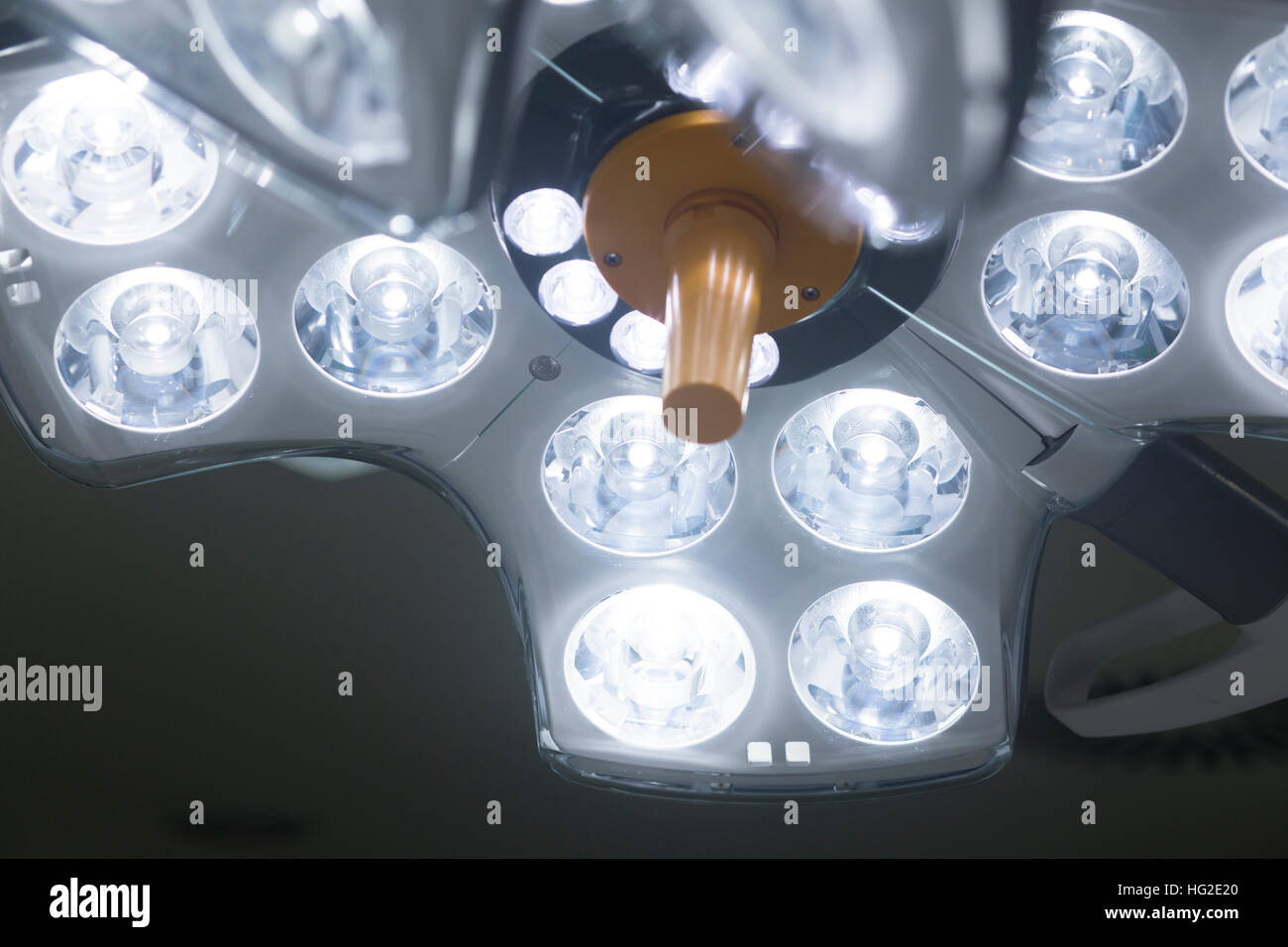 Operating emergency room surgery theater lighting in hospital to enable ...