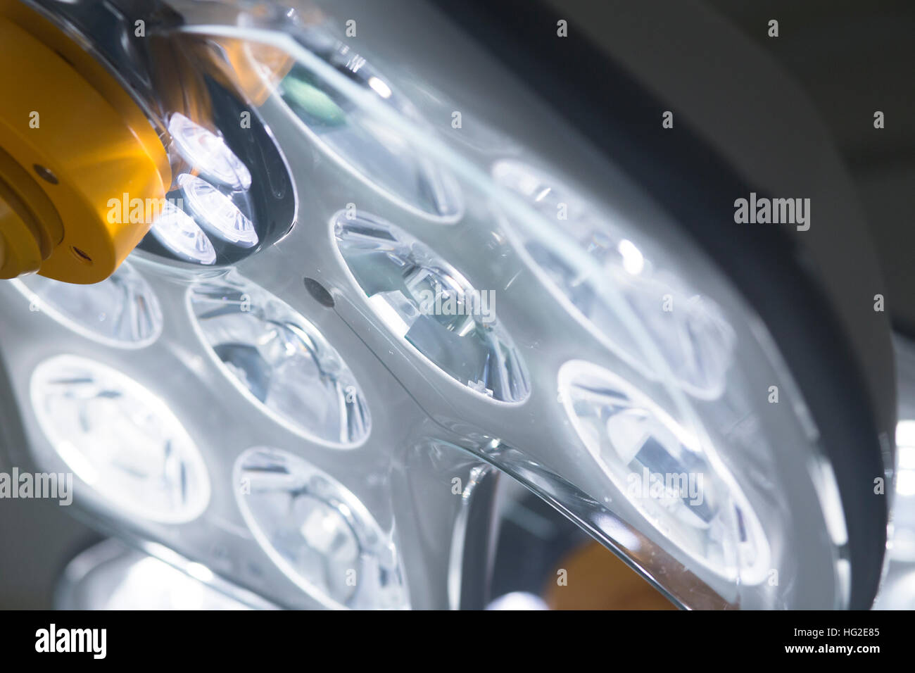 Operating emergency room surgery theater lighting in hospital to enable ...