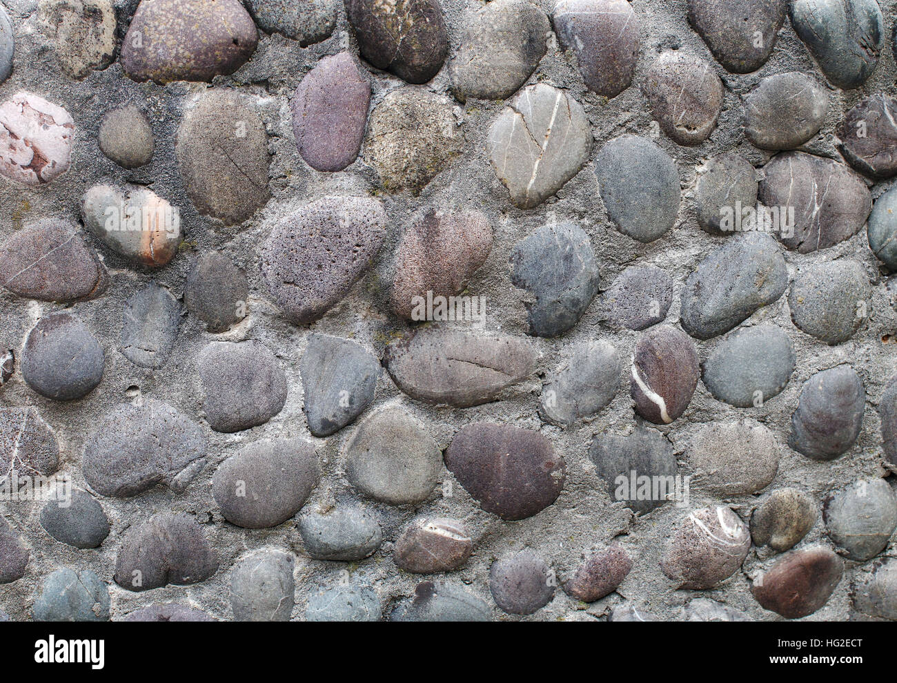 Pebble stone wall hi-res stock photography and images - Alamy