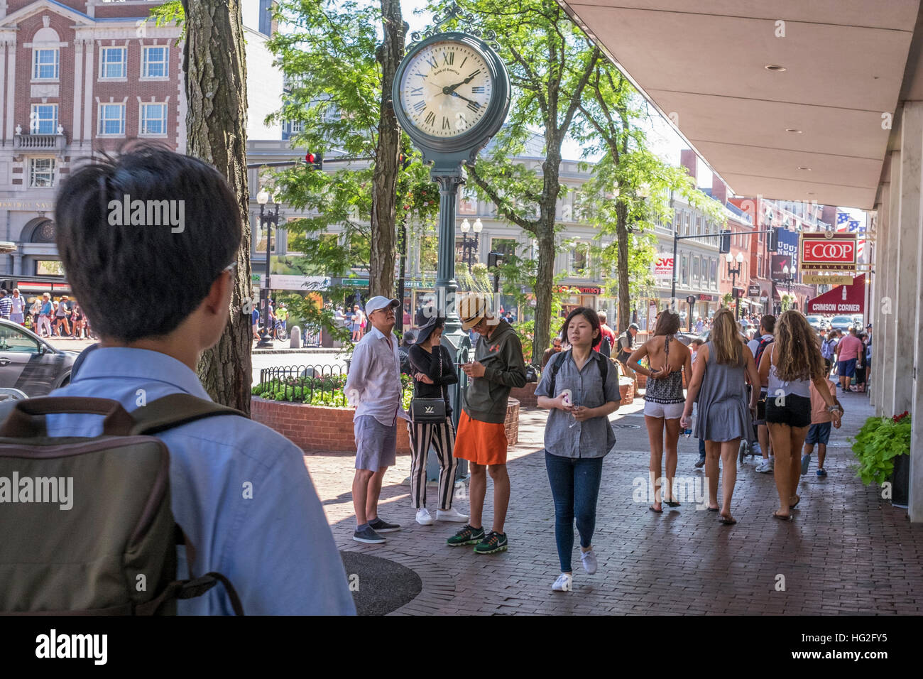 Harvard Square, Cambridge, Massachusetts Stock Photo - Alamy