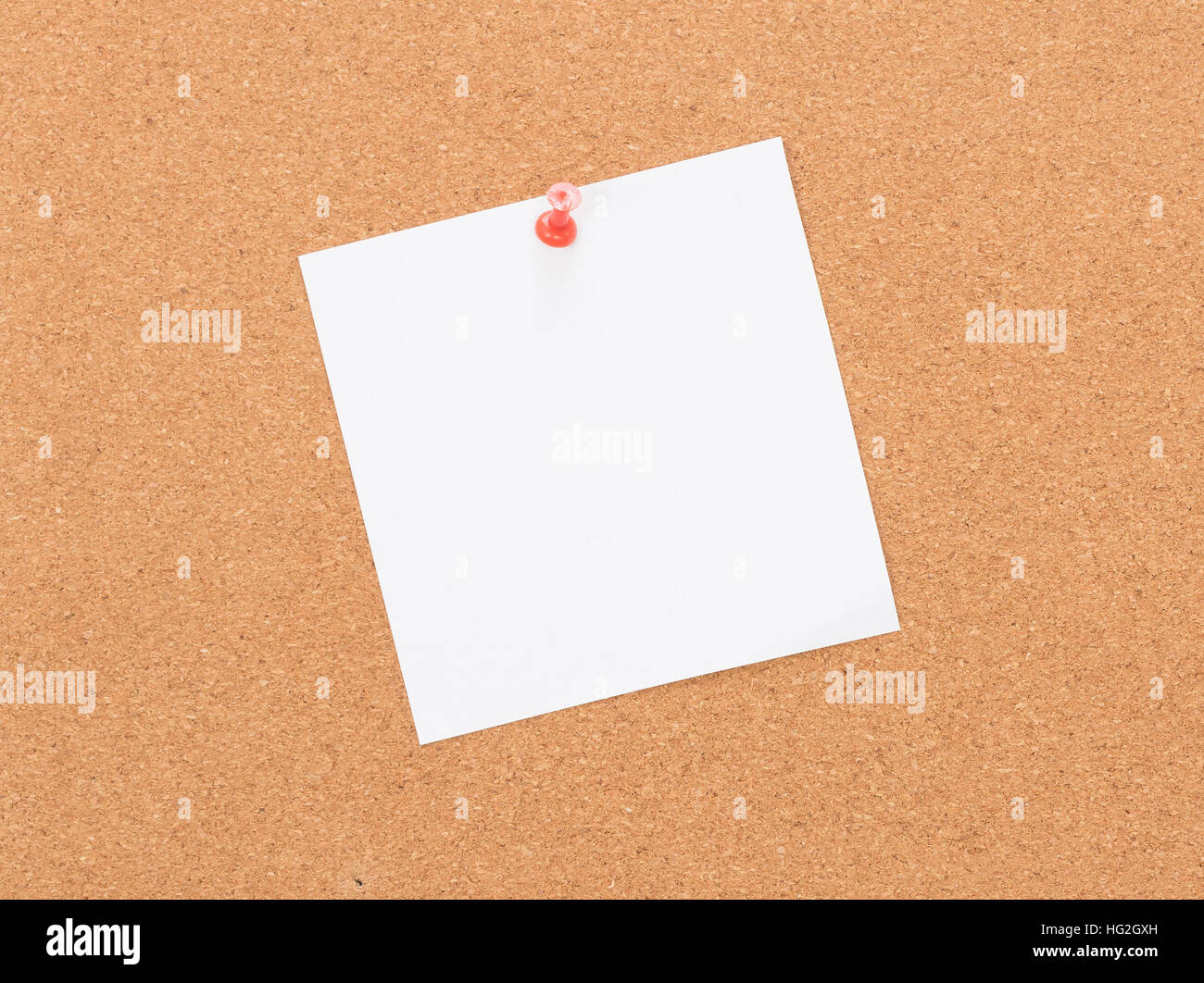 Vintage cork board with note paper - Isolated Stock Photo - Alamy