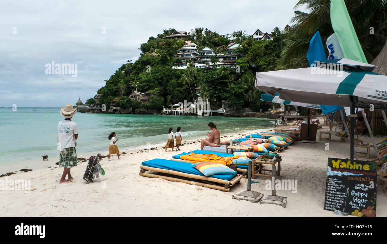 Diniwid Beach Boracay island Philippines Stock Photo - Alamy