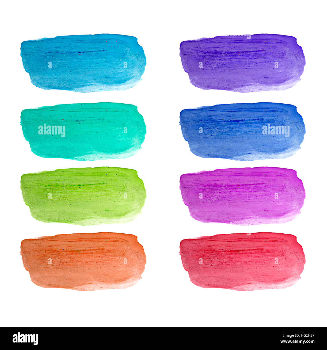 Shape of different color isolated on white background Stock Photo - Alamy