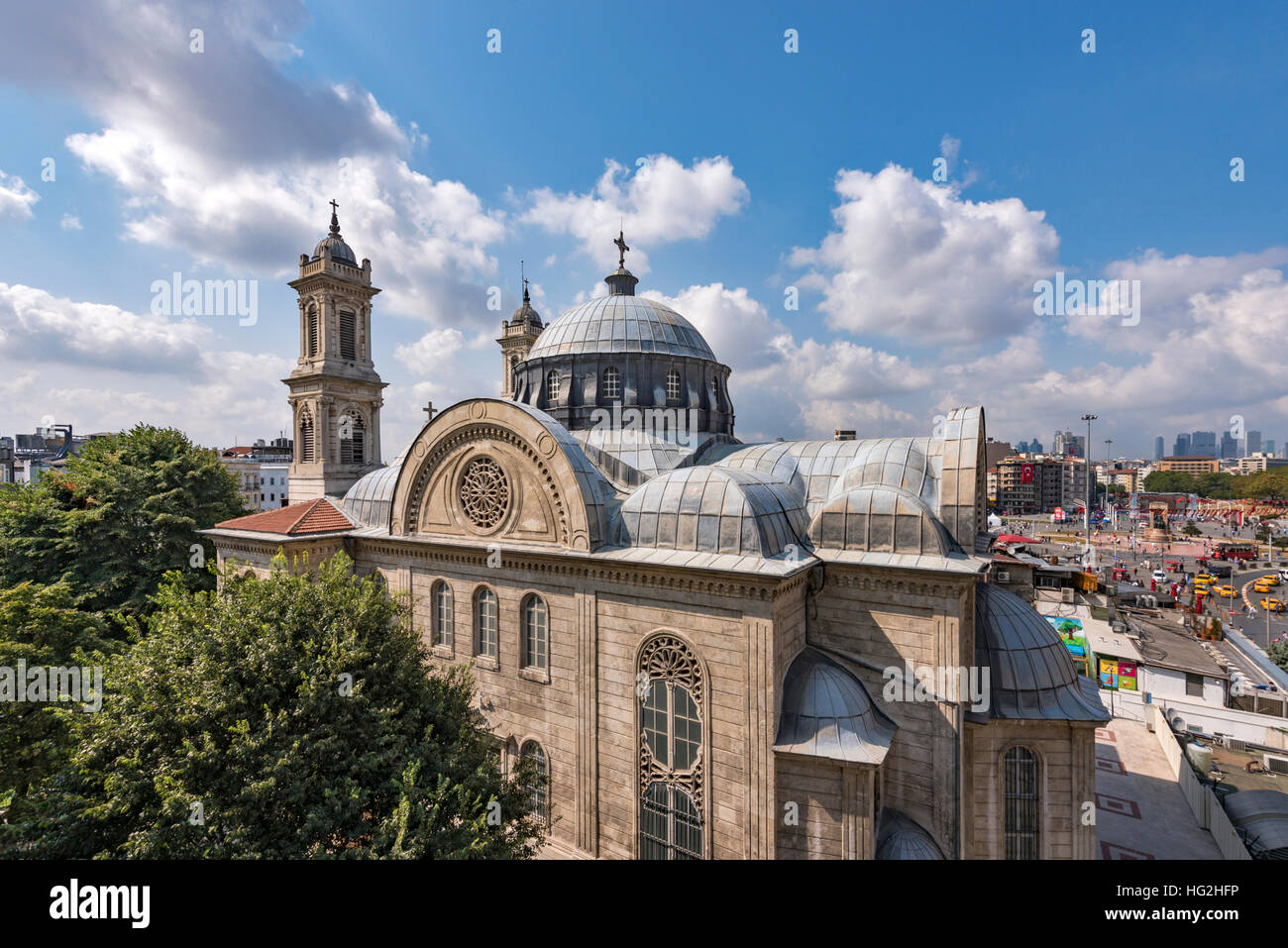 Hagia Triada Greek Orthodox Church, Taksim Istanbul, Turkey Stock Photo ...