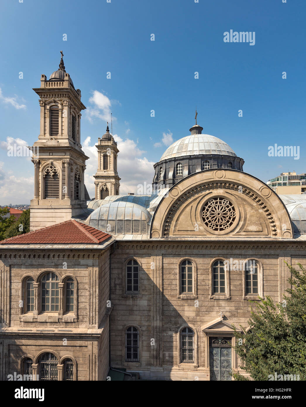 Hagia Triada Greek Orthodox Church, Taksim Istanbul, Turkey Stock Photo ...