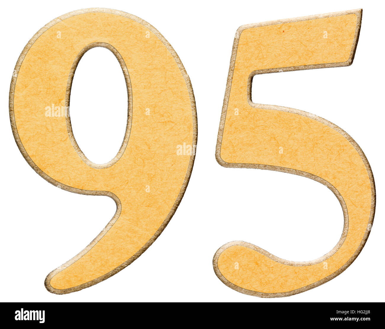 Golden digit ninety five hi-res stock photography and images - Alamy