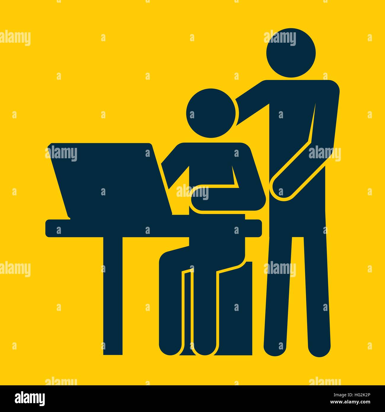 Internet family Stock Vector Images - Alamy