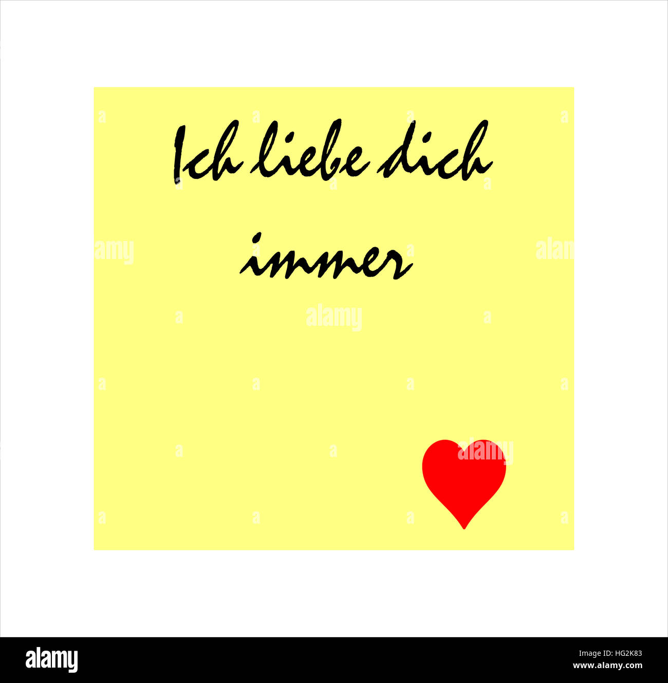 Ich liebe dich german love hi-res stock photography and images - Alamy