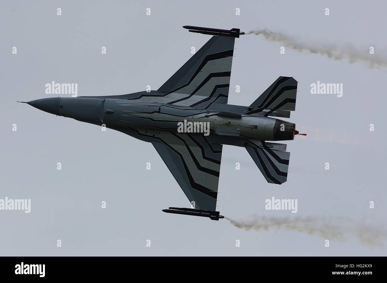 Belgian F-16 Solo Display Stock Photo - Alamy