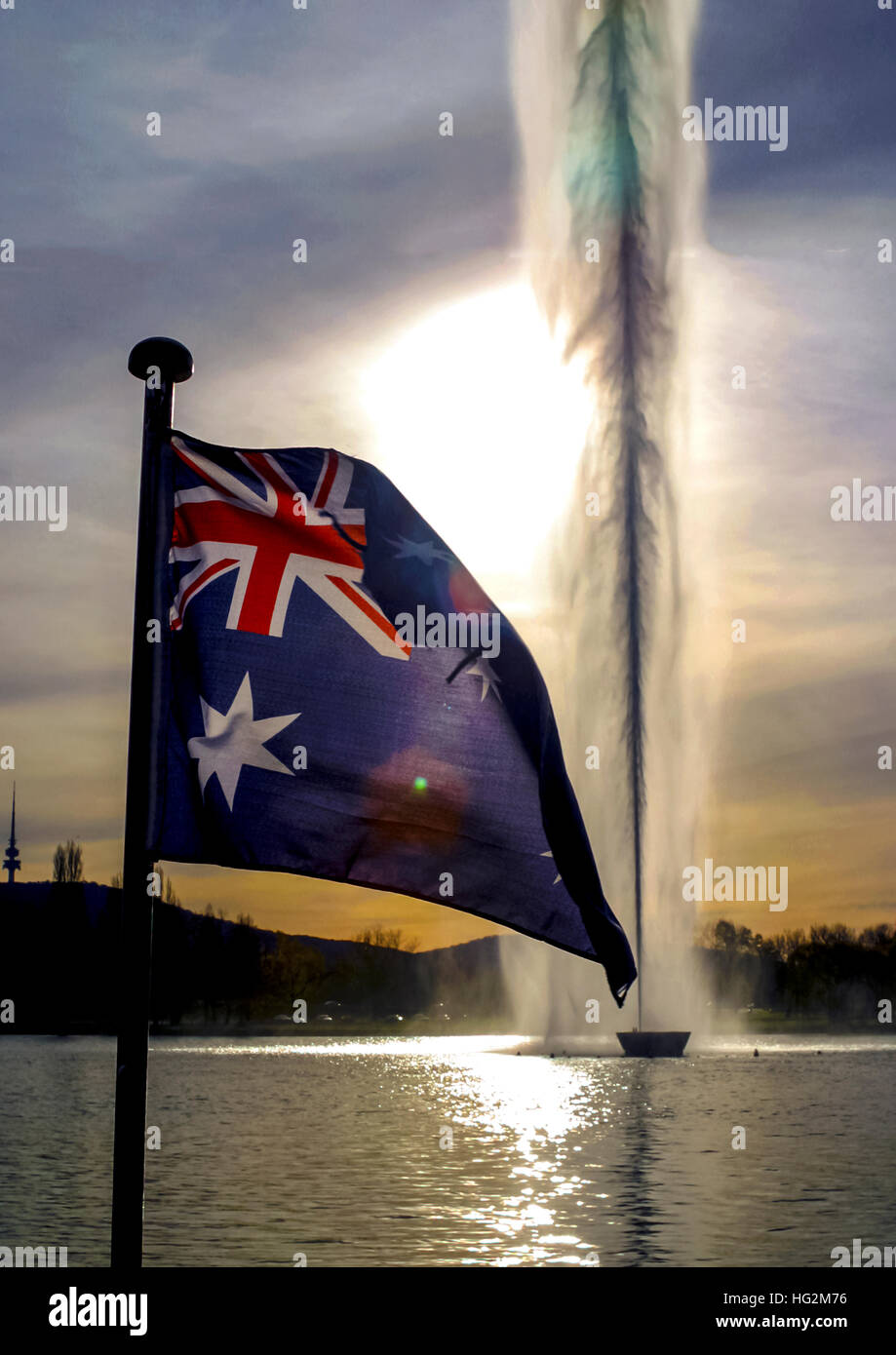 Captain cook memorial water jet hi-res stock photography and images - Alamy