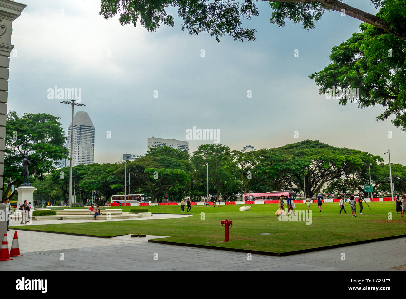 Architectural monuments and places of interest in Singapore Stock Photo ...