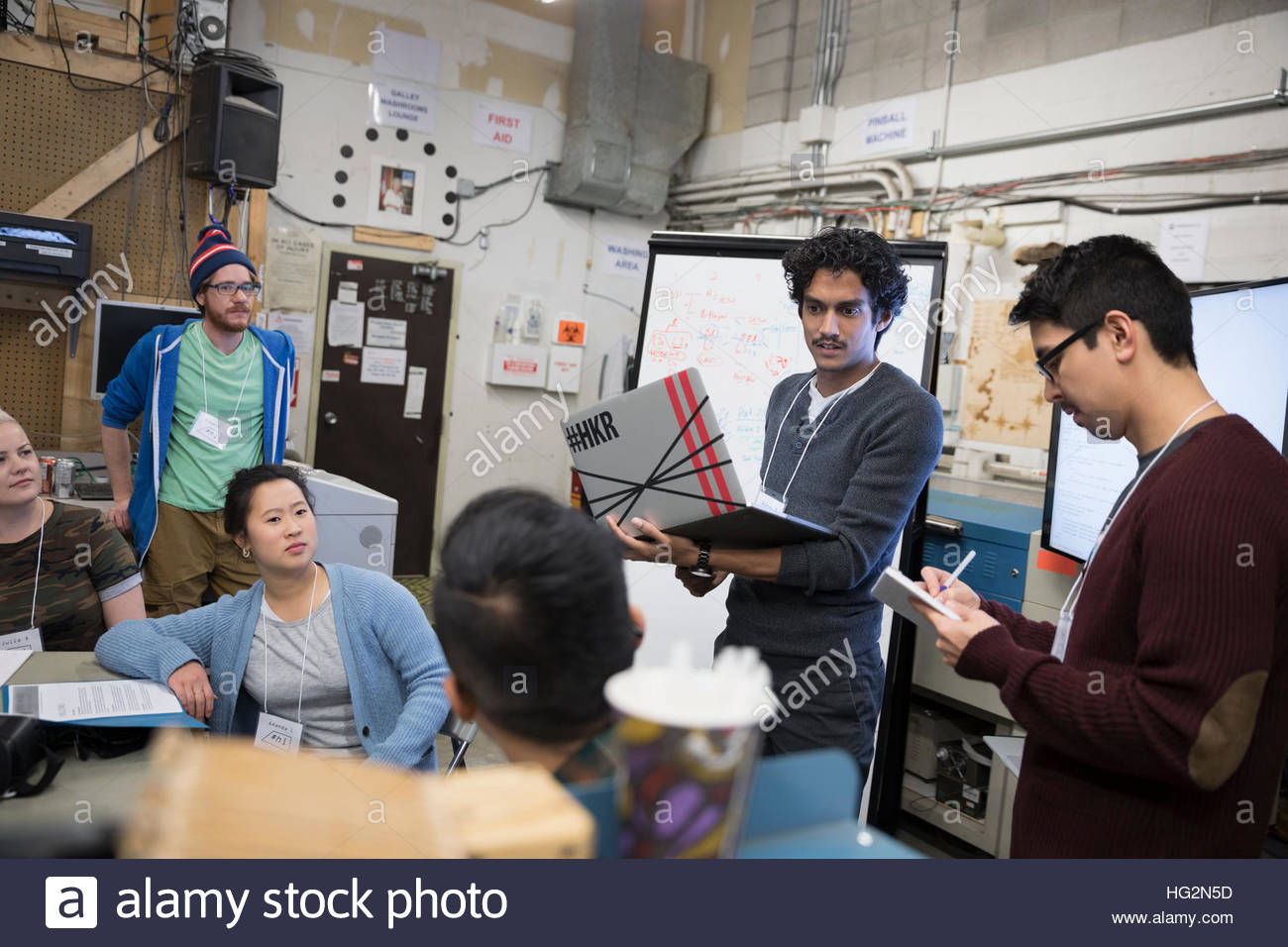 Hacker and laptop hi-res stock photography and images - Alamy