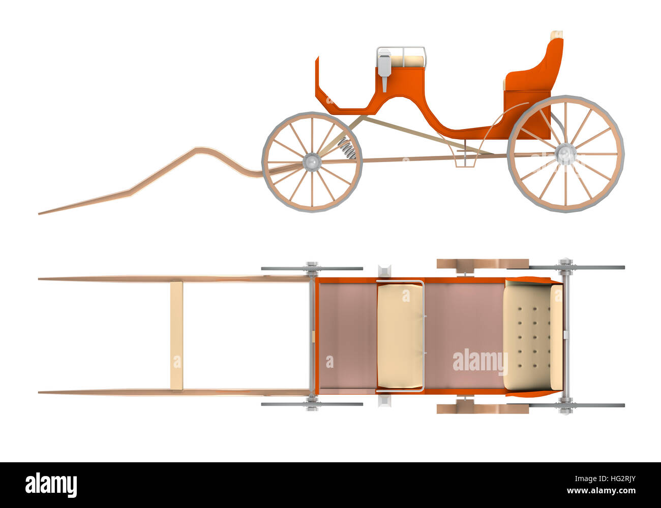 Chariot side view hi-res stock photography and images - Alamy