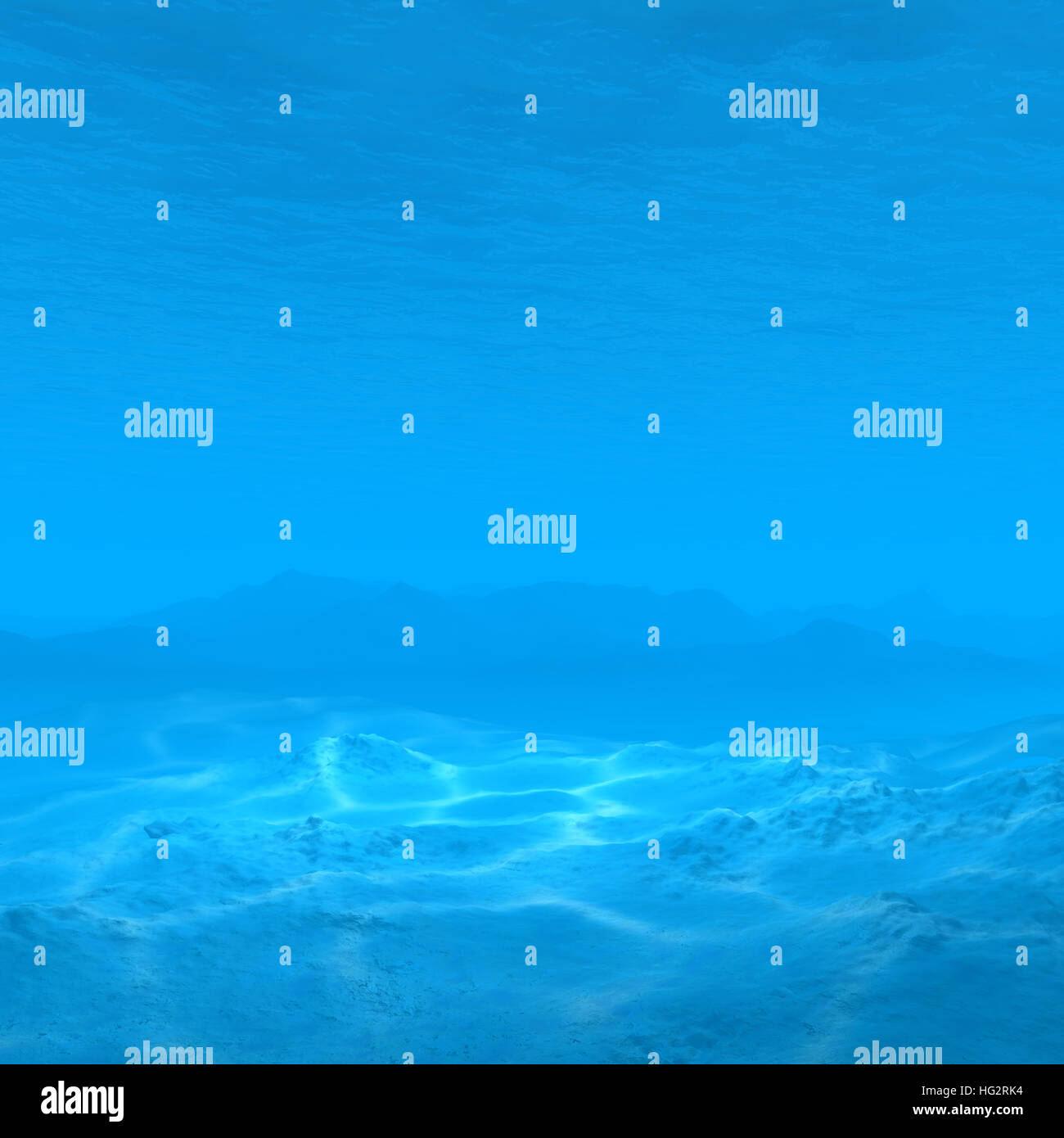 empty underwater background with caustic 3d rendering Stock Photo - Alamy