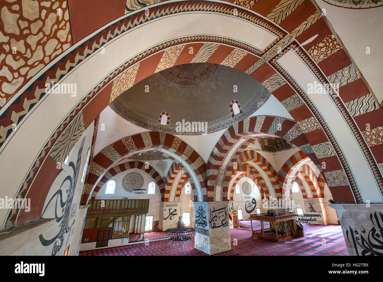 The Old Mosque is an early 15th century Ottoman mosque in Edirne ...