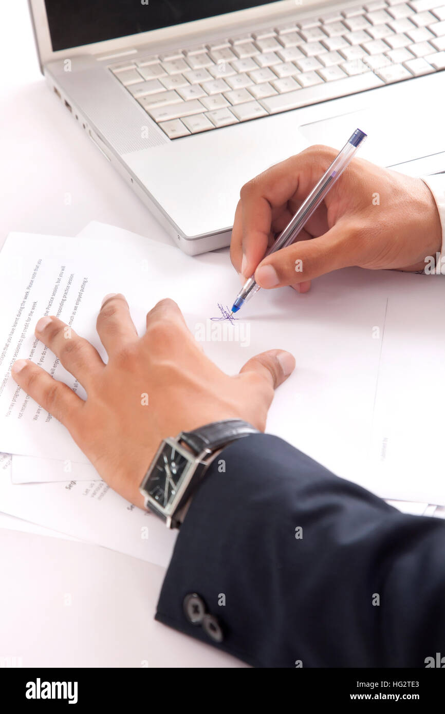 Documents office desk hi-res stock photography and images - Alamy