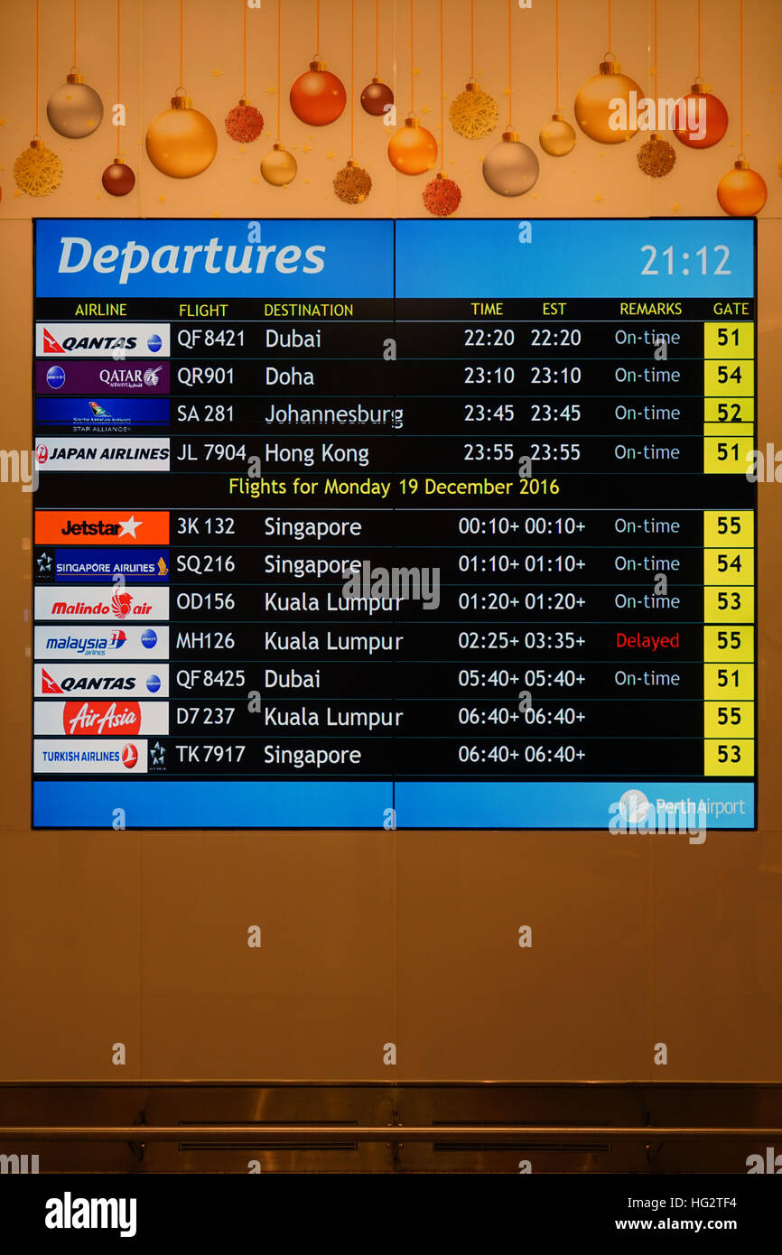 Perth airport terminal australia hi-res stock photography and images ...