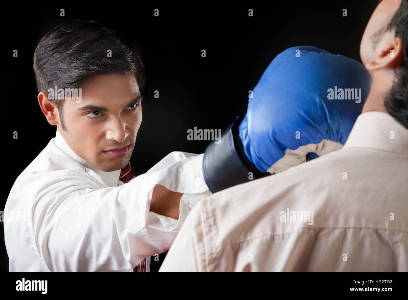Two men fighting punching hi-res stock photography and images - Alamy