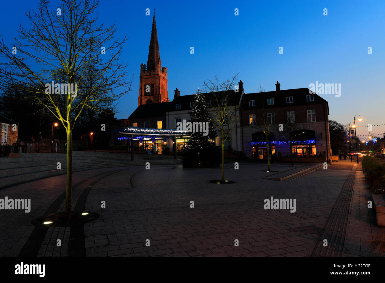 St Peter and St Pauls parish church, Market Place, Kettering town ...