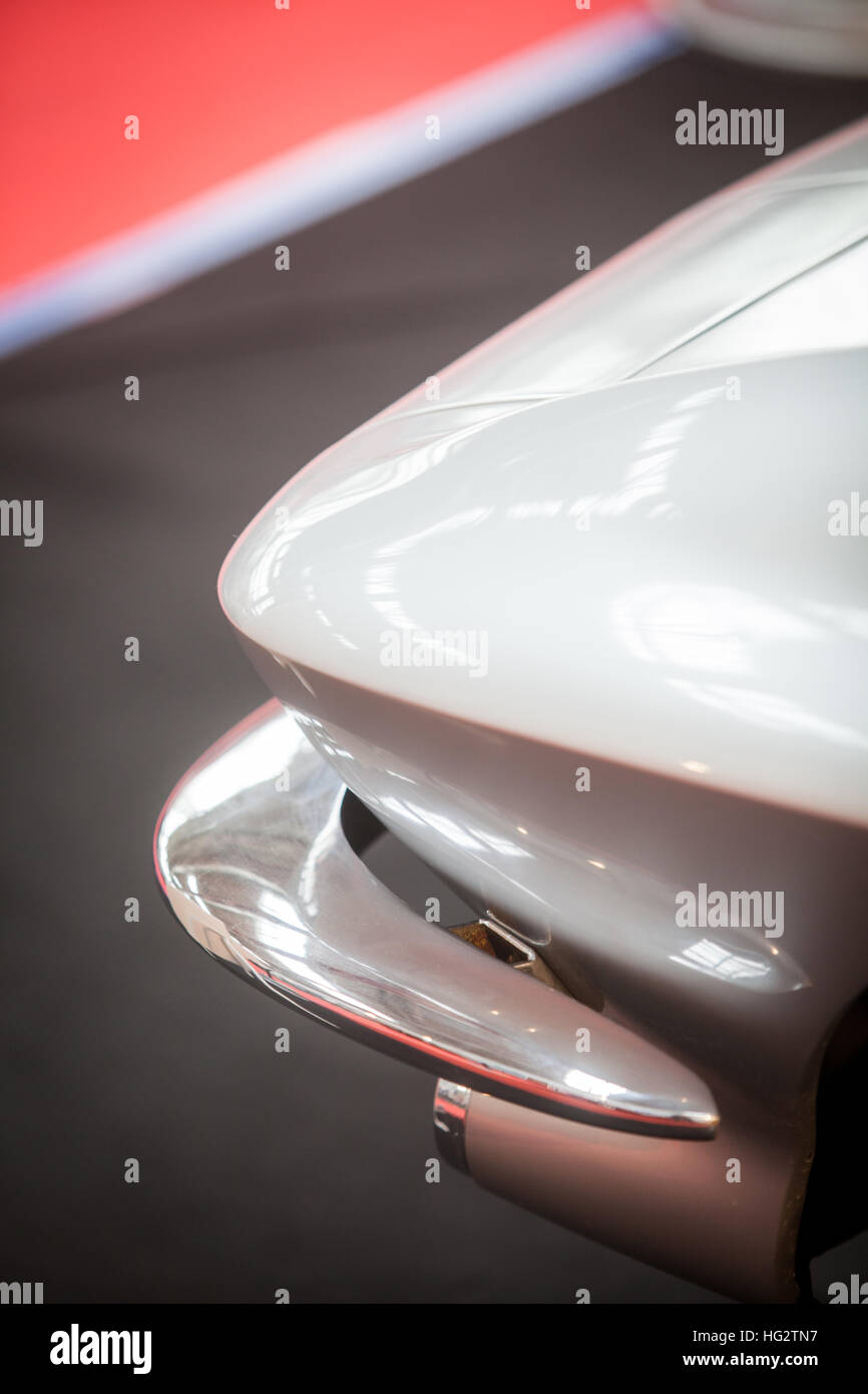 Color image of a vintage car front bumper Stock Photo - Alamy