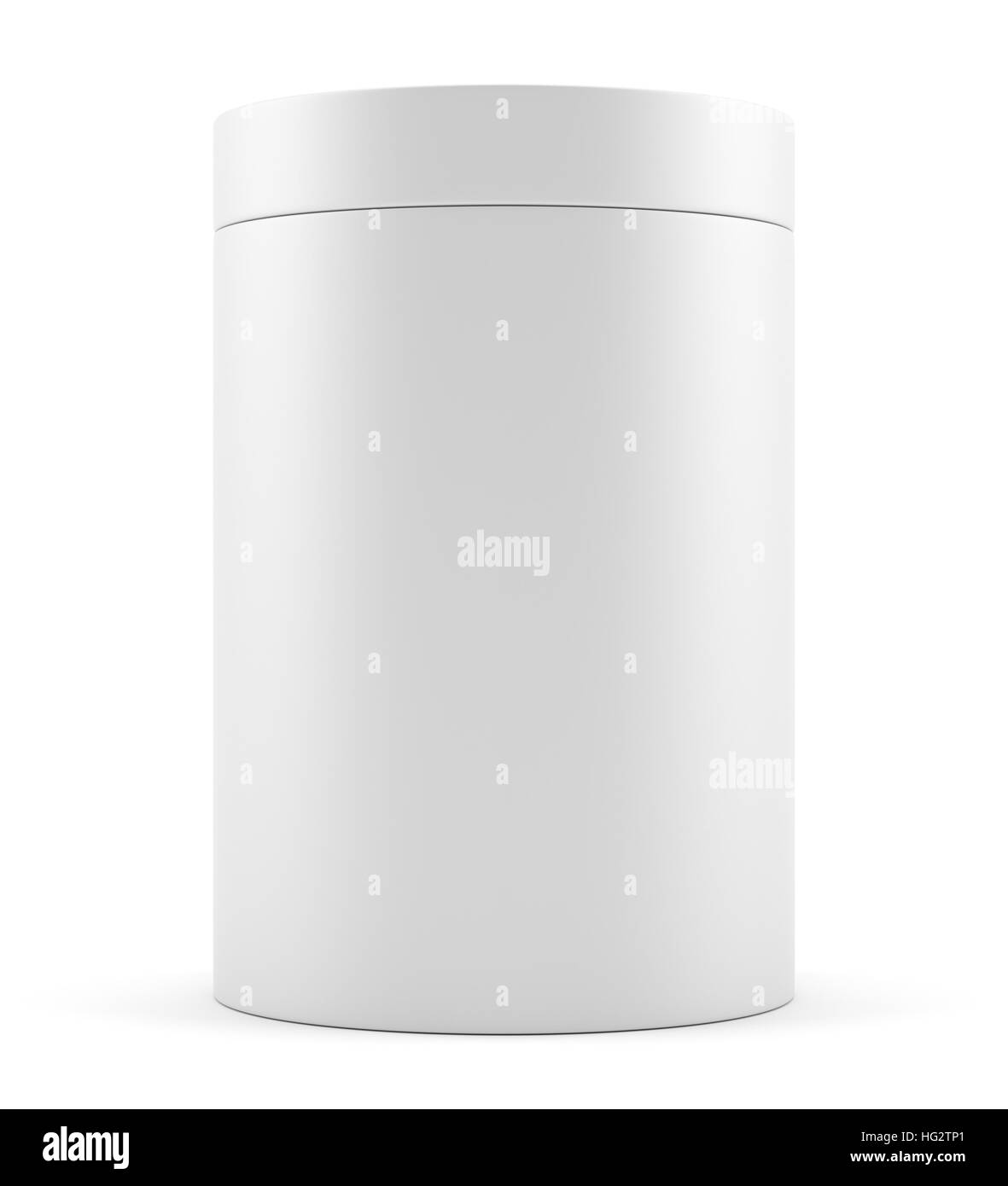 Blank advertising cylinder Stock Photo - Alamy