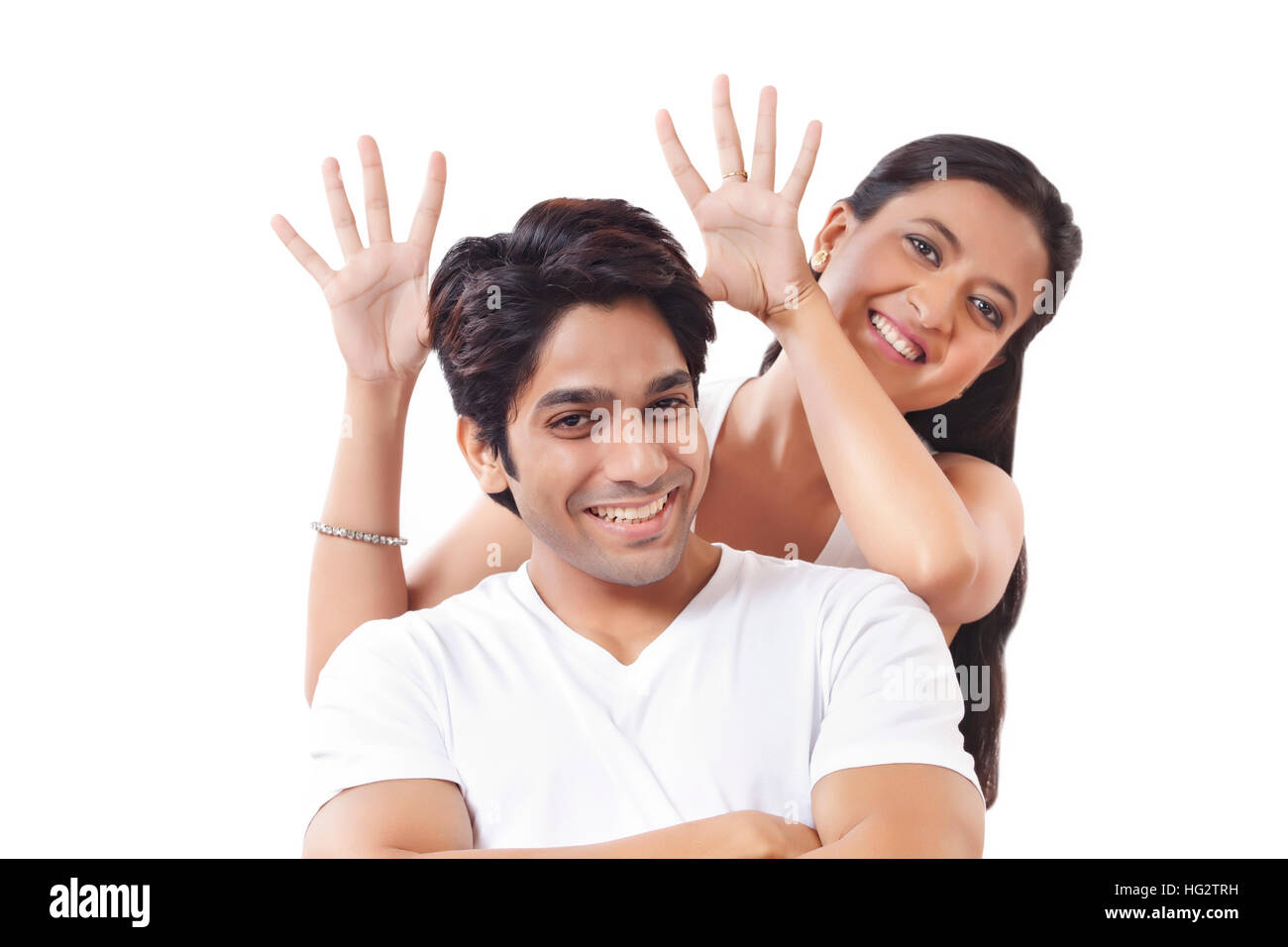 Funny studio portrait young hi-res stock photography and images - Alamy