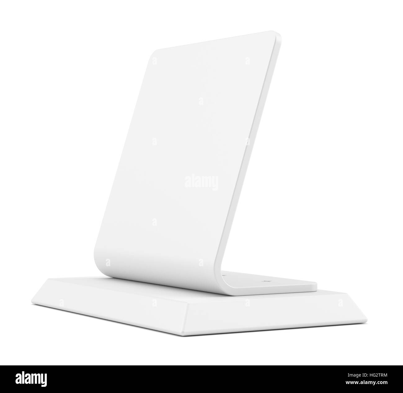 White blank table tent Black and White Stock Photos & Images - Alamy