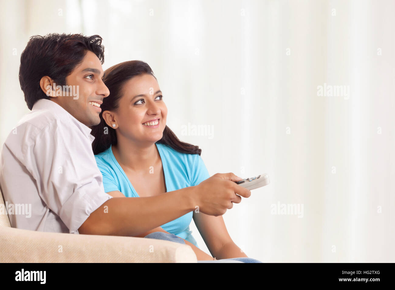 Two men watching hi-res stock photography and images - Alamy