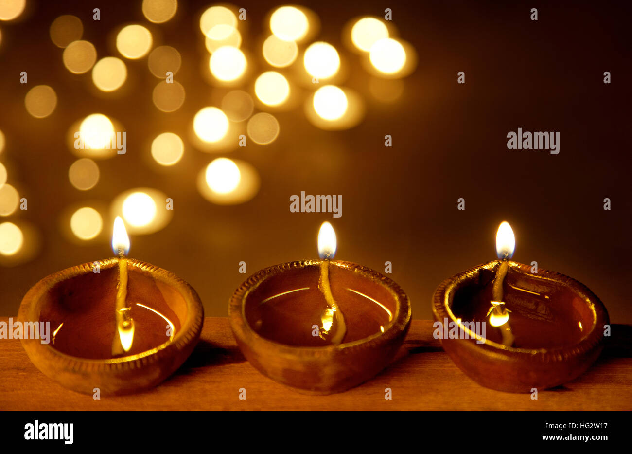 Burning earthen lamp hi-res stock photography and images - Alamy