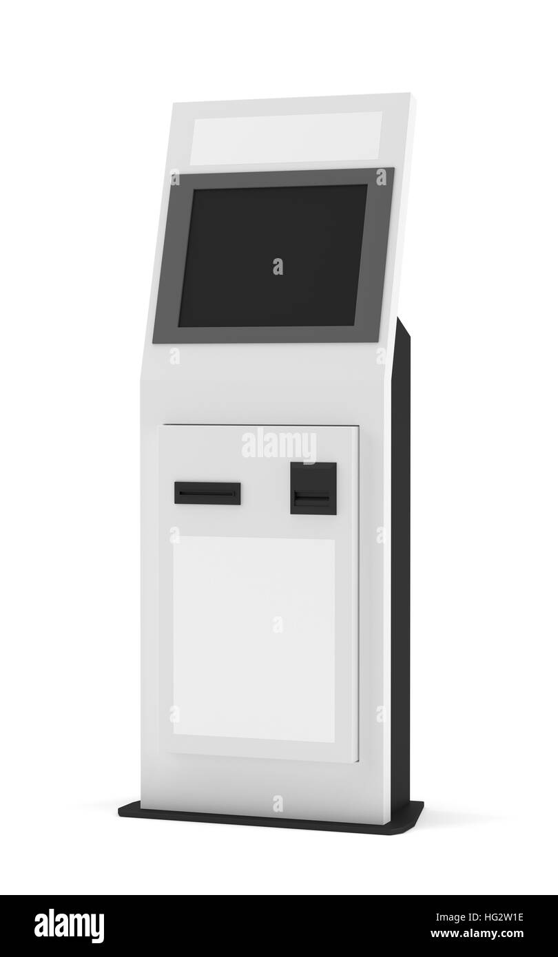 Digital touchscreen terminal Stock Photo - Alamy