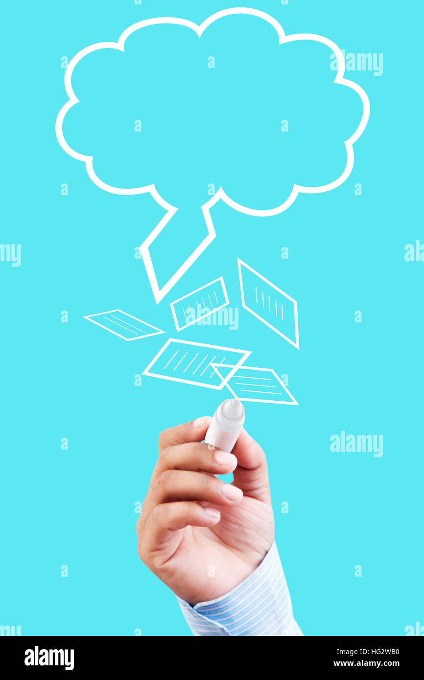 Human hand holding marker drawing hi-res stock photography and images ...