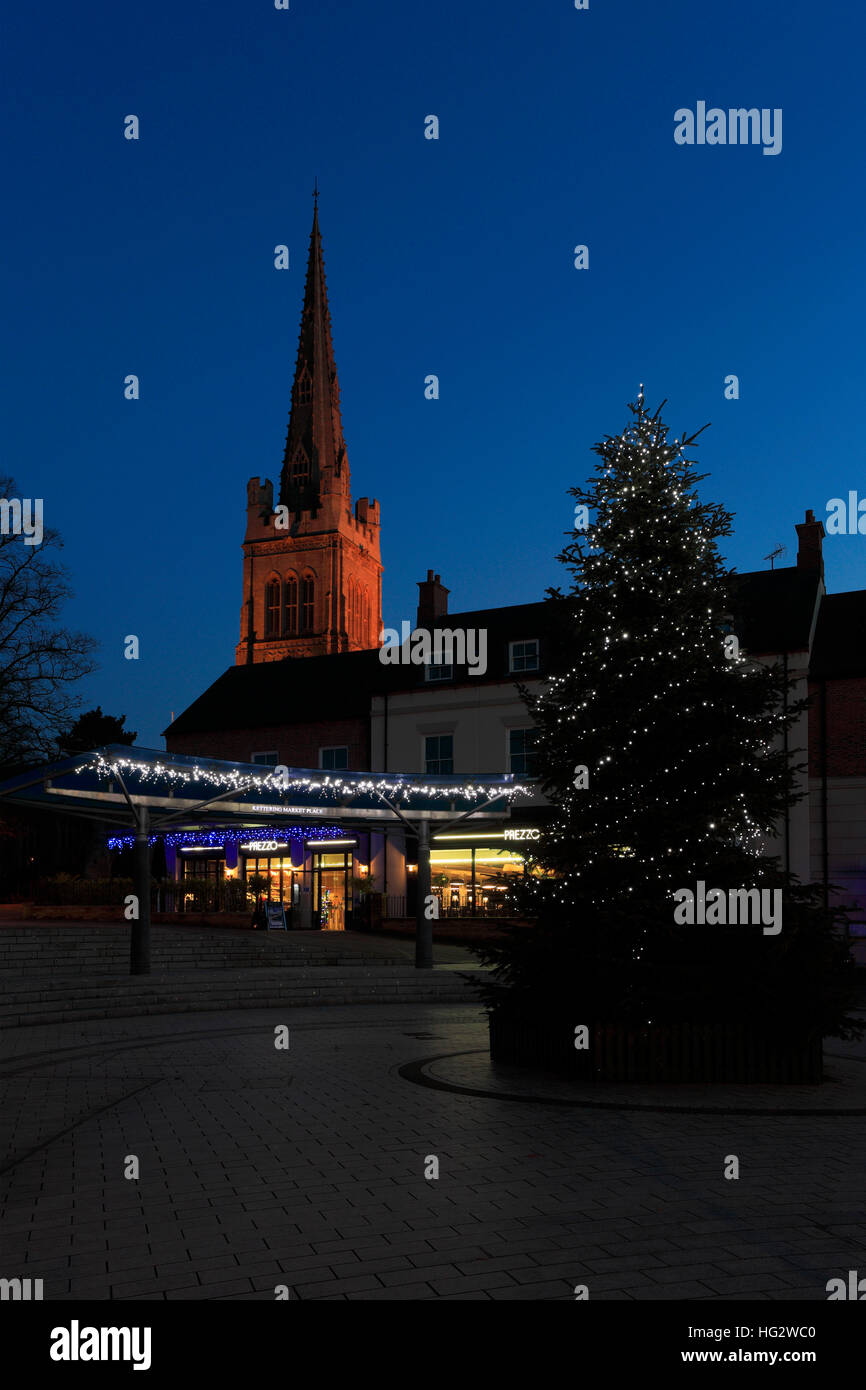 St Peter and St Pauls parish church, Market Place, Kettering town ...