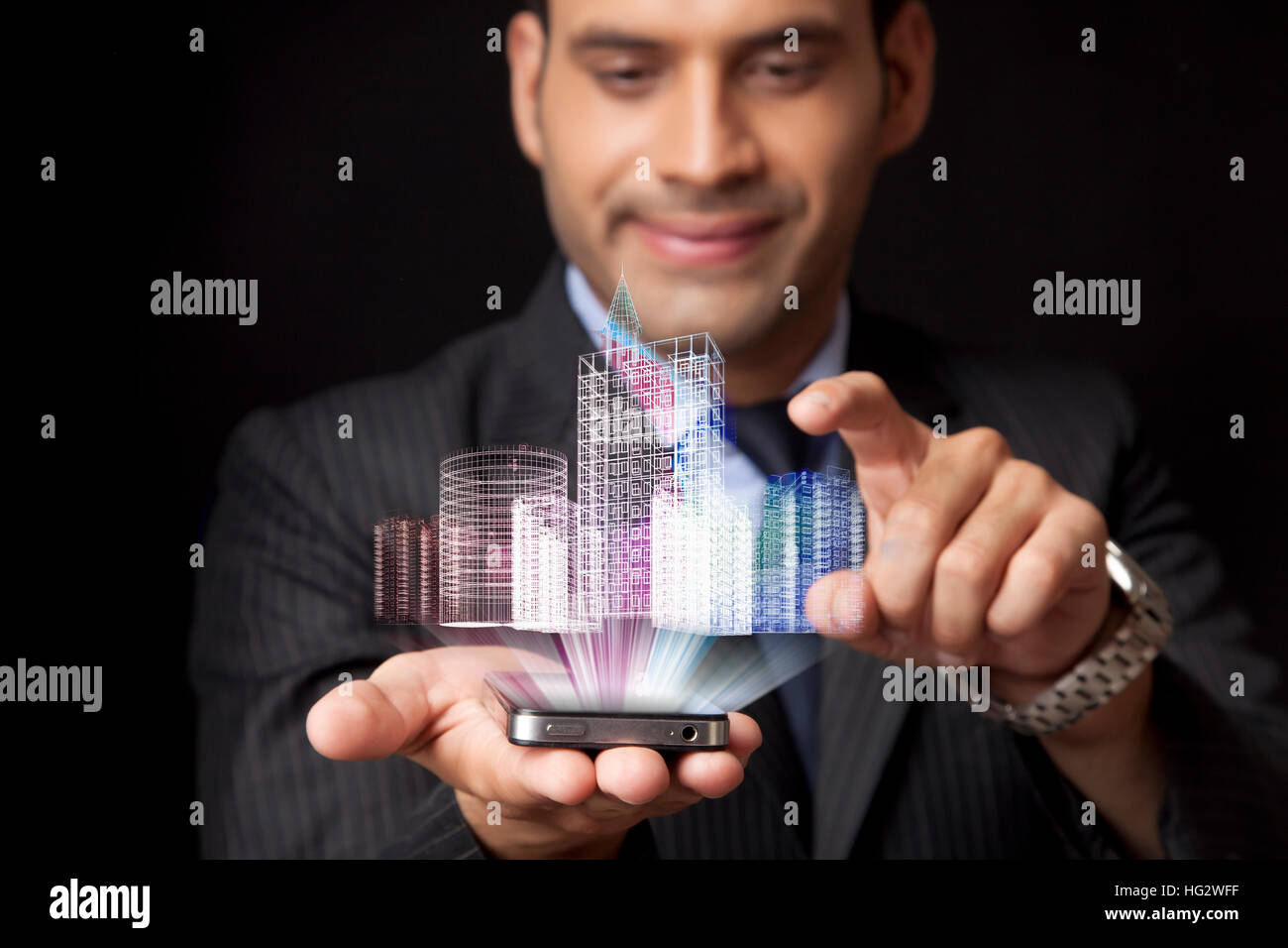 Business technology idea concept, Creative modern design template Stock ...