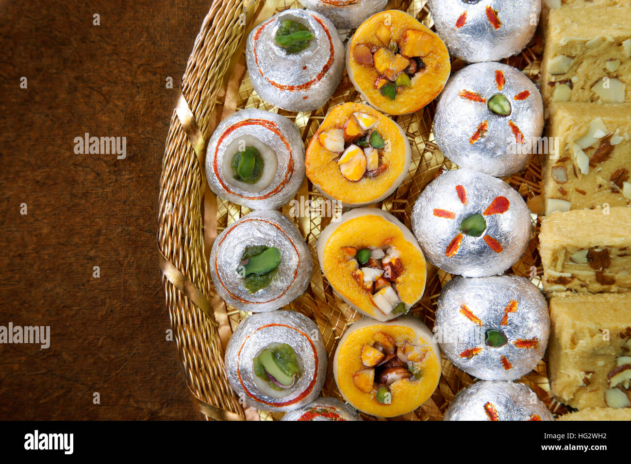 Barfi , indian sweets Stock Photo - Alamy